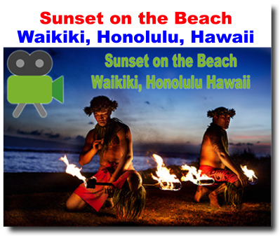 Sunset on the Beach - Waikiki, Honolulu, Hawaii - Summer 2025 - Waikiki ...